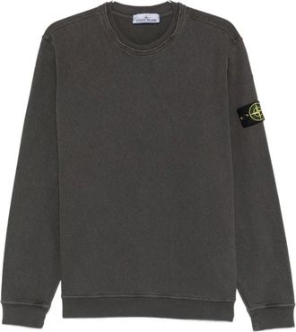 Stone Island Homme, Sweatshirts et sweats &agrave; capuche, Noir, Taille: XL Crewneck SweaT-shirt