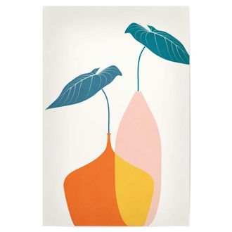 artboxONE Poster 75x50 cm Floral Vintage Copenhagen hochwertiger Design Kunstdruck - Bild floral Flower