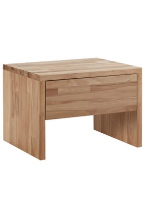 Hasena Nachtschrank, Kernbuche, Holz, Kernbuche, massiv, 1 Schublade(n) Schubladen, 48x35x40 cm, Holzm&ouml;bel, Holztische, Nachttische Holz