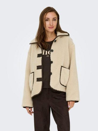 Jacqueline de Yong Pl&uuml;schjacke JDYNOELLA LIFE TEDDY JACKET OTW NOOS Kunstfaser