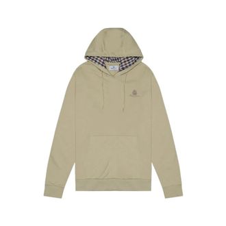 Aquascutum Kapuzen-Sweatshirt mit Rei&szlig;verschluss und Club Check - - Sweatshirts & Hoodies - Herren - Beige - XL