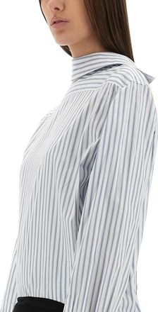 Maison Margiela Inverted Striped Cotton Shirt - Multicolor