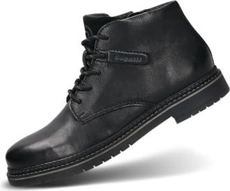 Bugatti Bottes pour homme, doublure froide, noir, taille 46 EU, Noir, 46 EU