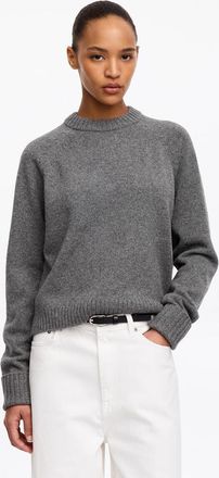 Arket Wollpullover Mit Umgeschlagenen &Auml;rmeln -Grau