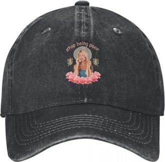 Generic Casquette de Baseball Hat Hilton &laquo; Arr&ecirc;tez d&ecirc;tre pauvre &raquo; Casquette Militaire Chapeau Soleil &agrave; Capuche pour Homme Articles Sport et Plein air Cadeaux