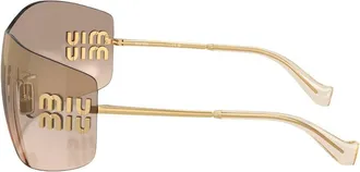 Miu Miu Unisex 0mu B53s Sunglasses - Miu Acetate Gold Accessories