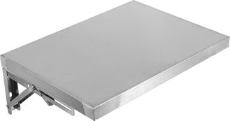 Angoily Klappbares Wandregal - 40 x 30 cm (15,72 x 11,71 Zoll) - Klappbares Metallregal zur Wandmontage - Hängeregal aus Edelstahl für Küche und Gastronomie