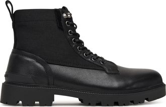 Pepe Jeans London Schnürstiefeletten Pepe Jeans Ryan Mix M PMS500004 Schwarz