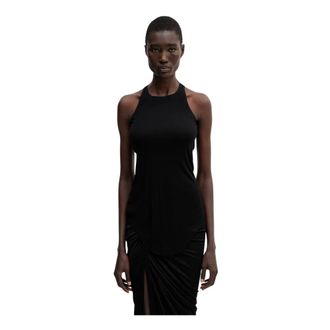 Rick Owens Femme, Tops, Noir, Taille: 42 FR Hauts sans manches