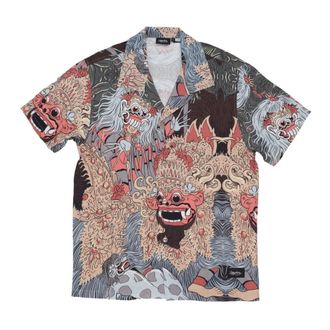 Dolly Noire Herren Kurzarm Bowling Hemd - - Shirts - Herren - Mehrfarbig - XL