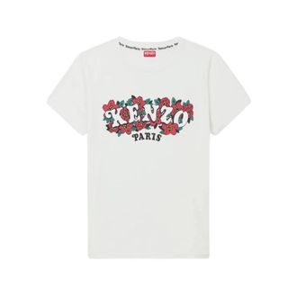 Kenzo Verdy Market Animation T-shirt - - Tops - Damen - Wei&szlig; - S