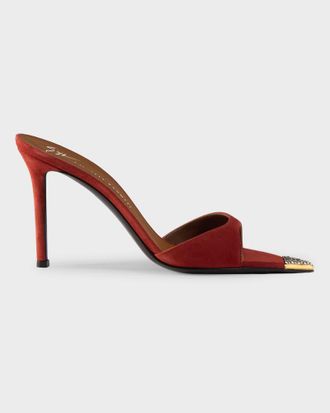 Giuseppe Zanotti INTRIIGO JEWELRY MULE 90 Sandalen