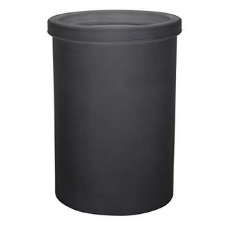 Spirella Zahnputzbecher Zahnb&uuml;rstenhalter Yoko 7,5x10,5 cm Glas Grau