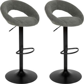 Atmosphera Lot de 2 Chaises de Bar Ajustable Sasha 96cm Vert Cèdre