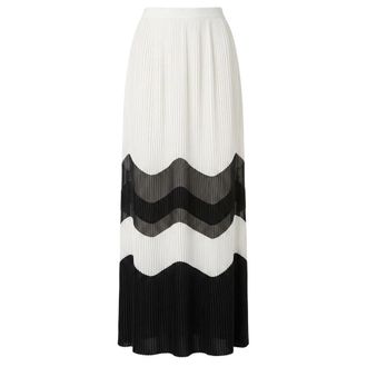 Trussardi Maxi-Rock mit Falten - - Skirts - Damen - Wei&szlig; - S