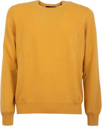 Gran Sasso Herren, Strickwaren, Gelb, 2XLGr&ouml;&szlig;e