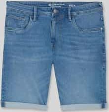 Tom Tailor Denim Slim Fit Jeansshorts aus Baumwoll-Mix Modell TTPIERS SLIM