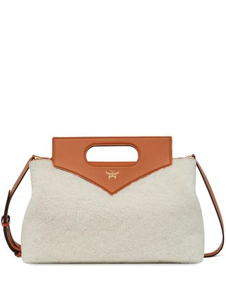 MCM sac porté épaule Diamond - Blanc