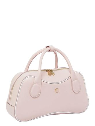 Casablanca Calf Leather Micro Bowling Shoulder Bag - Pink