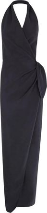 Cortana Femme, Robes, Bleu, Taille: 36 FR Mona Halterneck Maxi Dress