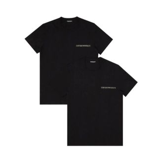Emporio Armani T-shirt &agrave; manches courtes - Homme - Tops - Noir - Taille: M