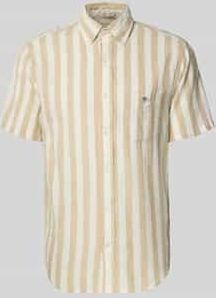 GANT Regular Fit Freizeithemd aus Leinen-Baumwoll-Mix