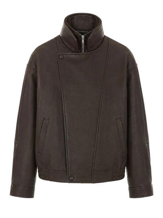 Eleh Blouson En Cuir - Marron