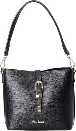 Pierre Cardin Sac femme, en cuir véritable, petit, magasiner, à bandoulière, polyvalent, élégant, sac pour femme, sac à bandoulière, multifonctionnel, sacs à bandou