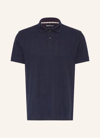 Barbour Jersey-Poloshirt Harwell blau