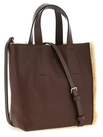 Marni Museo Tote Bag - Cream