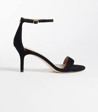 Ralph Lauren Riemchensandalen in Schwarz mit Absatz