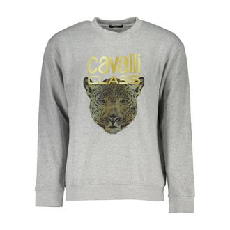 Cavalli Homme, Sweatshirts et sweats &agrave; capuche, Gris, Taille: XL SweaT-shirts