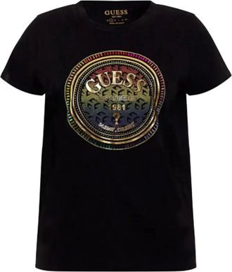 Guess Damen, Oberteile, Schwarzk, XSGröße