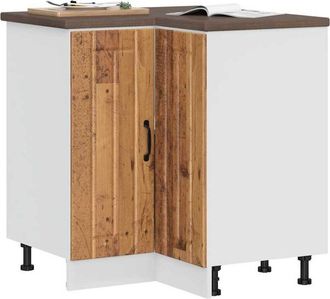 vidaXL Armoire dangle de cuisine Lucca vieux bois bois ding&eacute;nierie Vidaxl