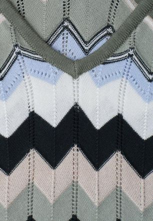 Street One Midikleid multicolor zig-zag dress