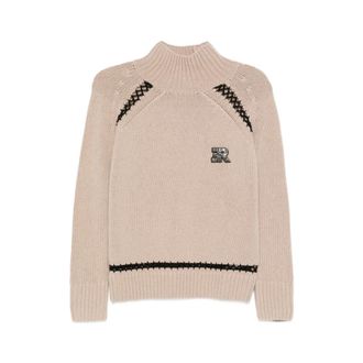 Ermanno Scervino Rollkragenpullover - - Knitwear - Damen - Braun - L