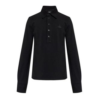 Vivienne Westwood Classic Polo - - Tops - Herren - Schwarzk - M