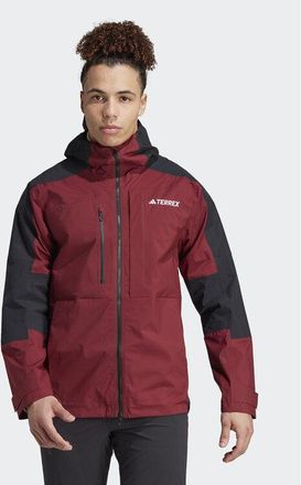 adidas Outdoor-Jacke Terrex Xploric RAIN.RDY Hiking IB4266 Dunkelrot Regular Fit