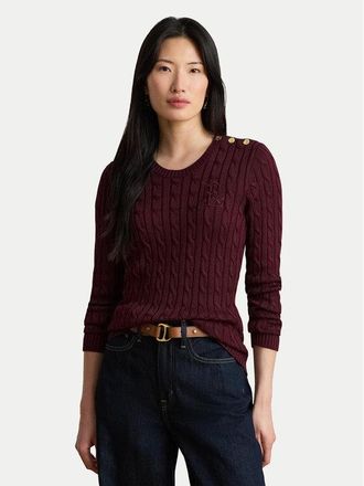 Lauren Ralph Lauren Pullover 200P14039503 Dunkelrot Regular Fit