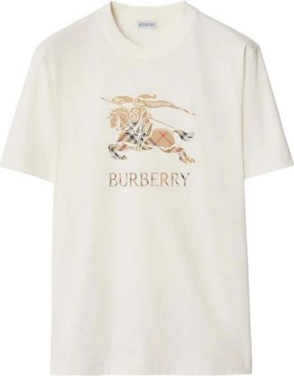 Burberry Homme, Tops, Blanc, Taille: S Seth EKD T-Shirt