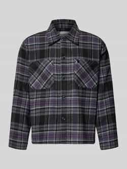Carhartt Work in Progress Regular Fit Freizeithemd mit Woll-Anteil und Kentkragen