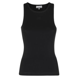 Ganni Damen, Oberteile, Schwarzk, MGr&ouml;&szlig;e