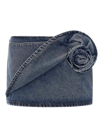 Magda Butrym Mini Jupe - Bleu
