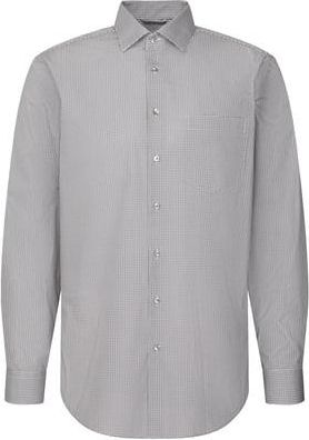 Seidensticker Baumwollmuster Shirt - Blau