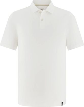 Boggi Milano Homme, Tops, Blanc, Taille: 2XL Polo B Tech B Haute Performance en Piqu&eacute; avec Fil S-Caf&egrave;