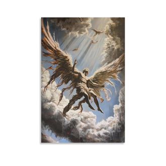 Generic The Fall of Icarus Painting Kunstwerk, Poster, Wandkunst, Gem&auml;lde, Leinwand, Geschenk, Wohnzimmer, Drucke, Schlafzimmer, Dekoration, Kunstwerke 08x12i