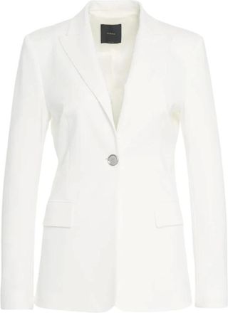 Pinko Pinko, Femme, Vestes, Blanc, Taille: 42 FR New Signum Jacket