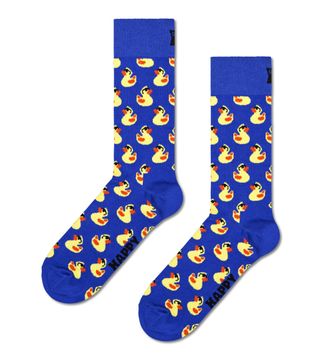 Happy Socks lustige Rubber Duck Socken - farbenfrohe Baumwollsocken f&uuml;r M&auml;nner und Frauen