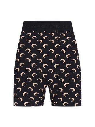 Marine Serre Sport Shorts Moon