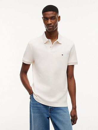 Tommy Hilfiger Polo coupe standard &agrave; rayures ton sur ton